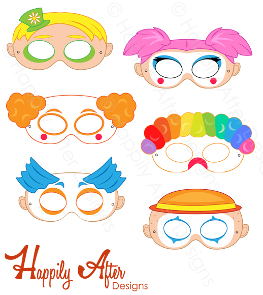 Printable Circus Masks